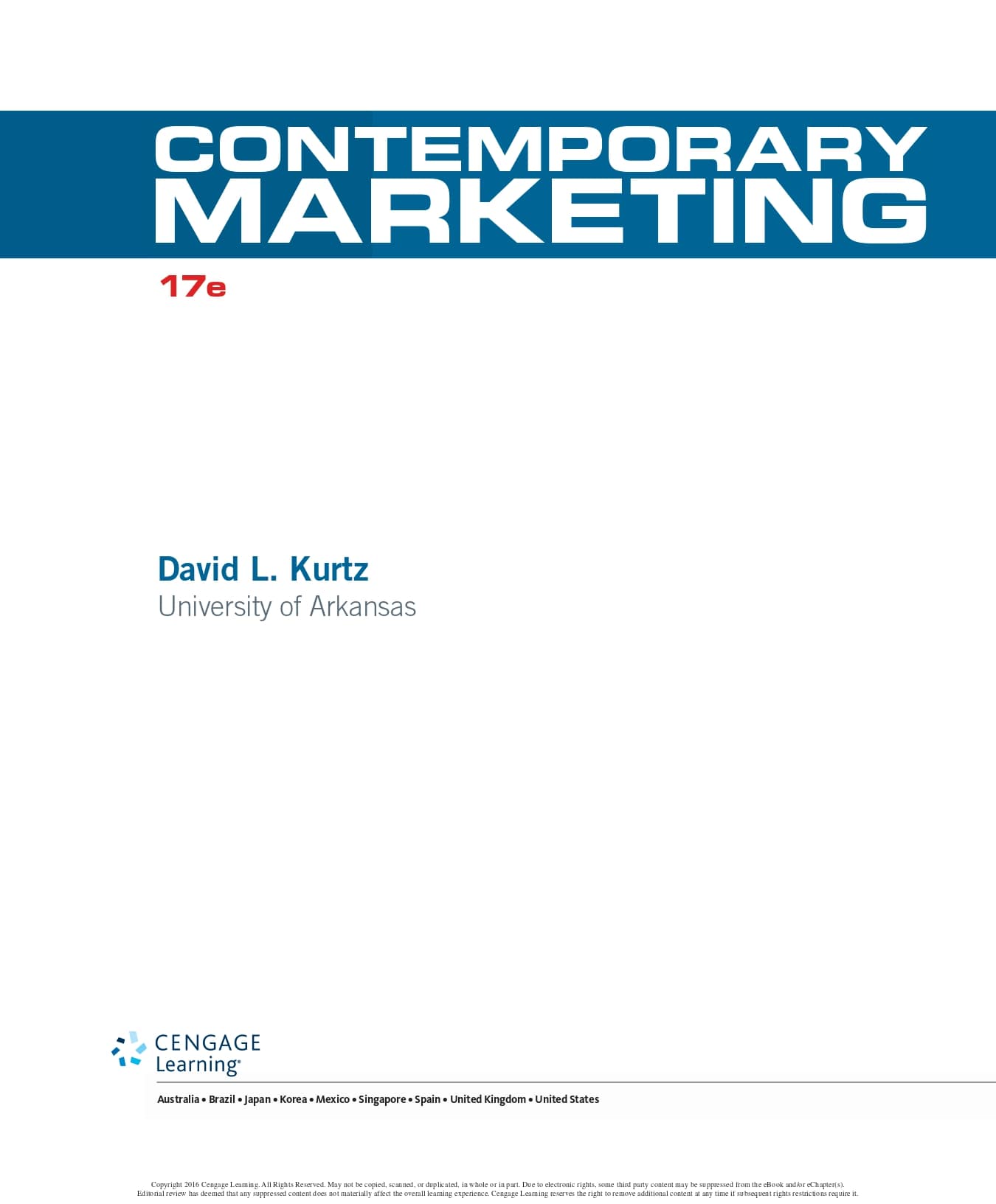 Contemporary Marketing 17th Edition eBook Free Download - The Biggest ...