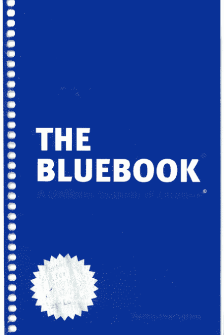 The Bluebook A Uniform System of Citation 21st Edition