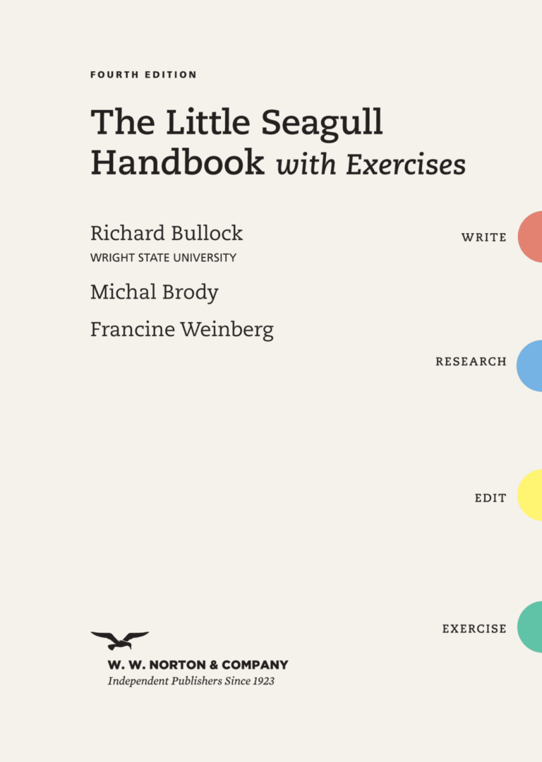 The Little Seagull Handbook with Exercises 4th Edition